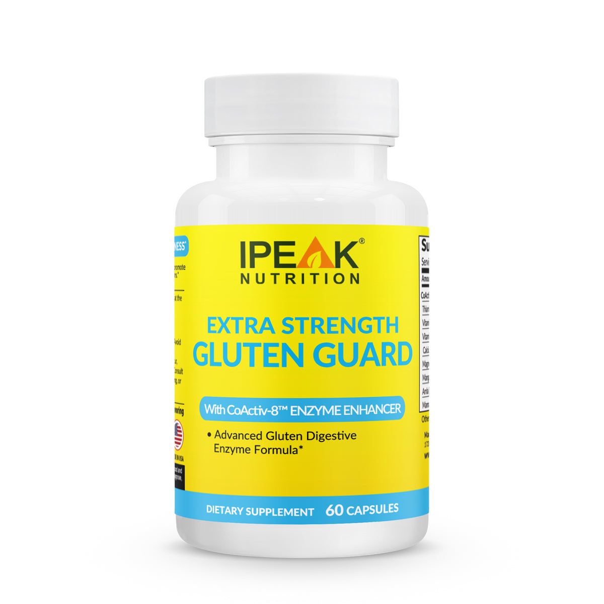 Extra Strength Gluten Guard Digestion Supplement. Advanced DPP-IV ...